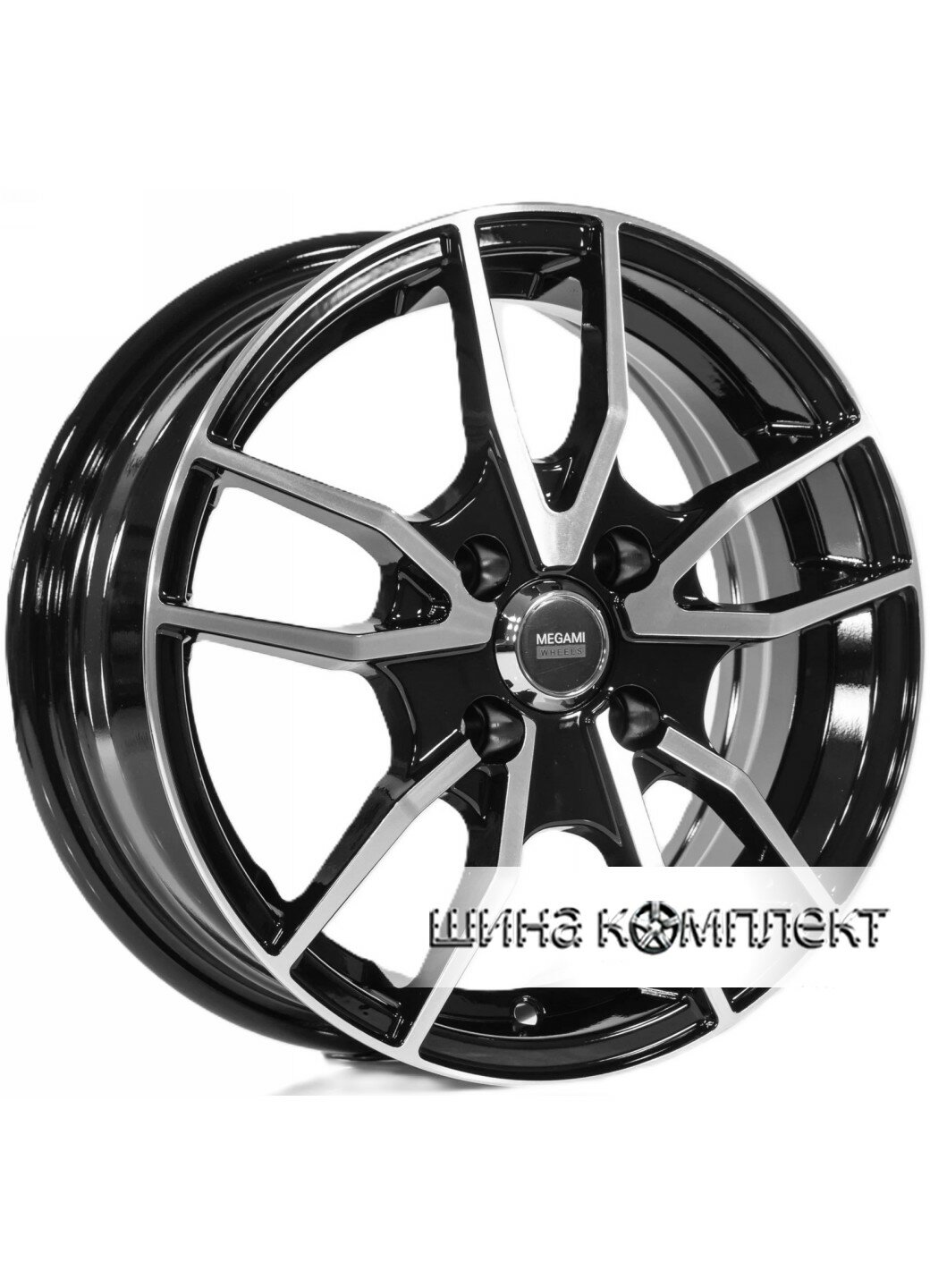 Колесный диск Megami MGM-20FF 6x15 4x100 ET46 54,1 BKF литой для автомобиля