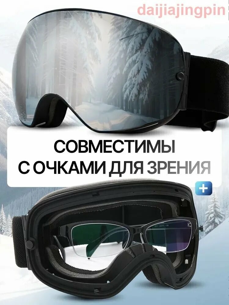 Дужки для очков мужские (очки) цилиндрические, замена, ремонт, пластик, черные — фото 1