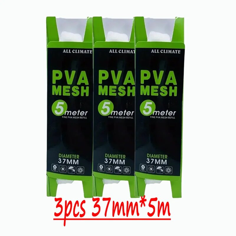 Растворимые ПВА сети для карпа 3 шт, 5 м 3pcs 37mm 5m