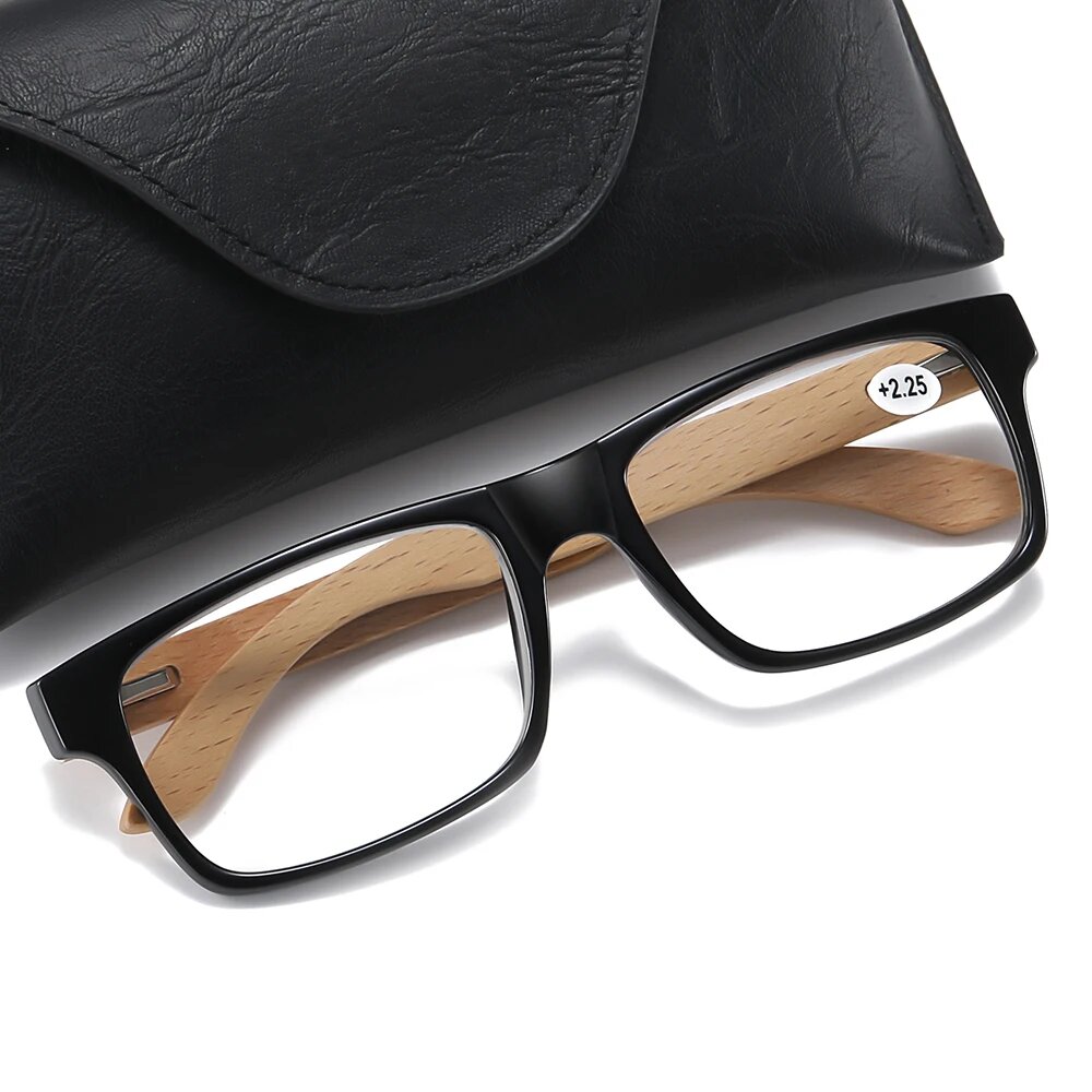GM деревянные очки для чтения 1004 0