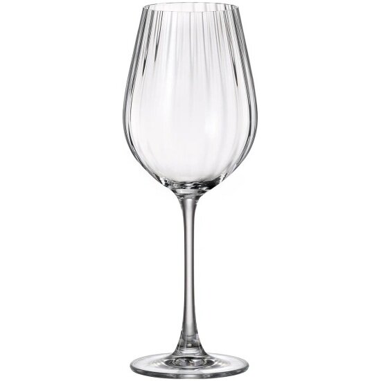 Набор бокалов для красного вина Crystal Bohemia "COLUMBA OPTIC", 500 мл (набор 6шт)