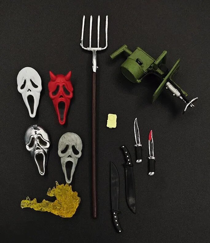 Фигурка Scream Ghost Face Terror Deluxe Edition (18см) в черном цвете — фото 1