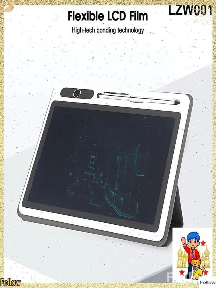 Электронная записная книжка для рисования и письма, с гибким экраном и стилусом, для детей и взрослых