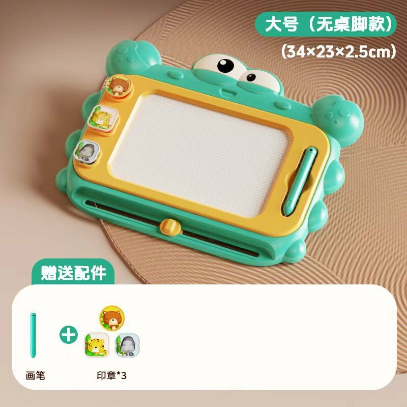 Очень большая детская доска для рисования, магнитная доска для письма, геометрические штампы, игрушка для малышей 1-3 лет, доска для рисования для младенцев.