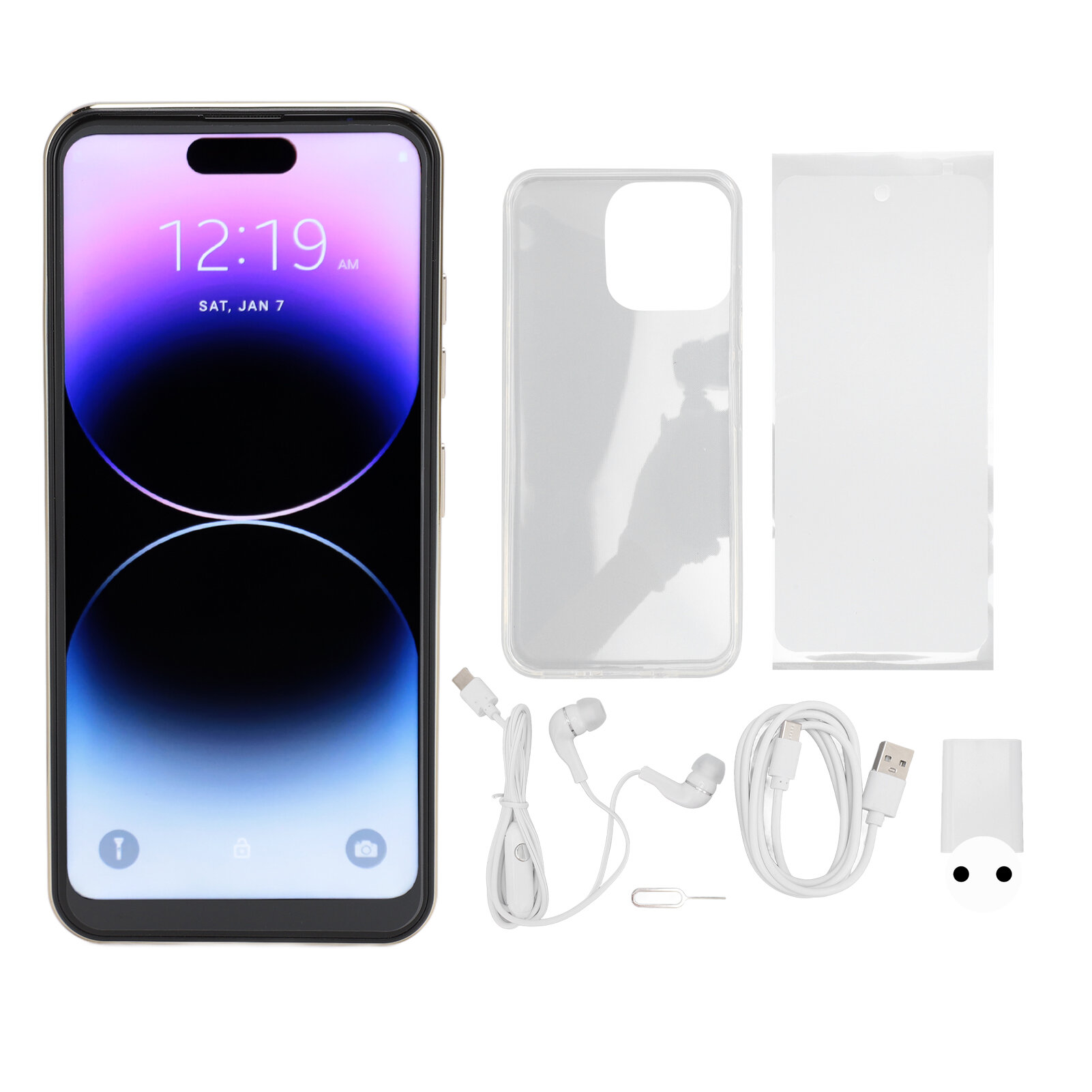 Смартфон I15 Pro Max: Android 13, 6.6 дюйма, 4G, 6 ГБ ОЗУ, 128 ГБ ПЗУ, разблокированный, двойная кам
