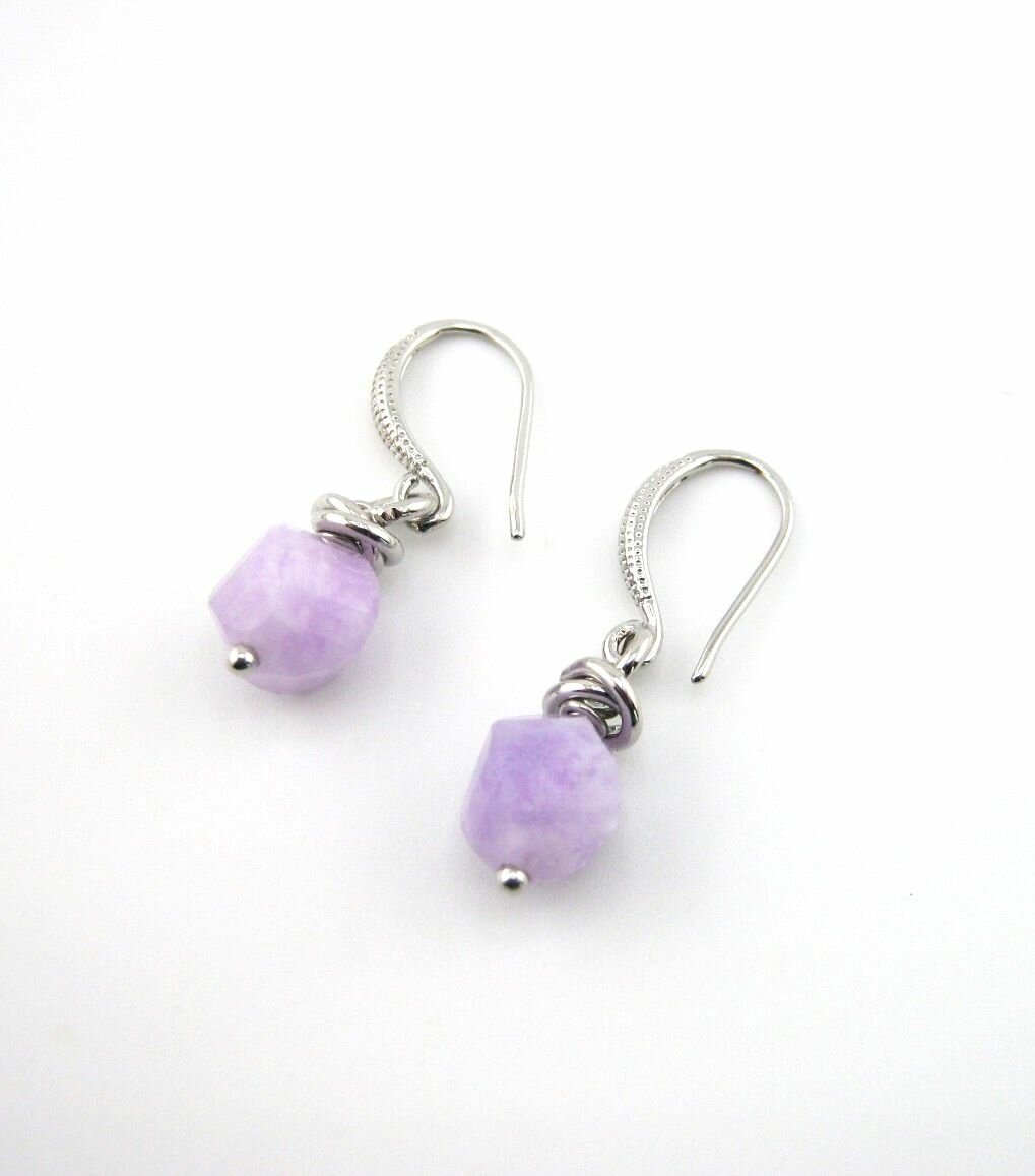 Серьги, аметист