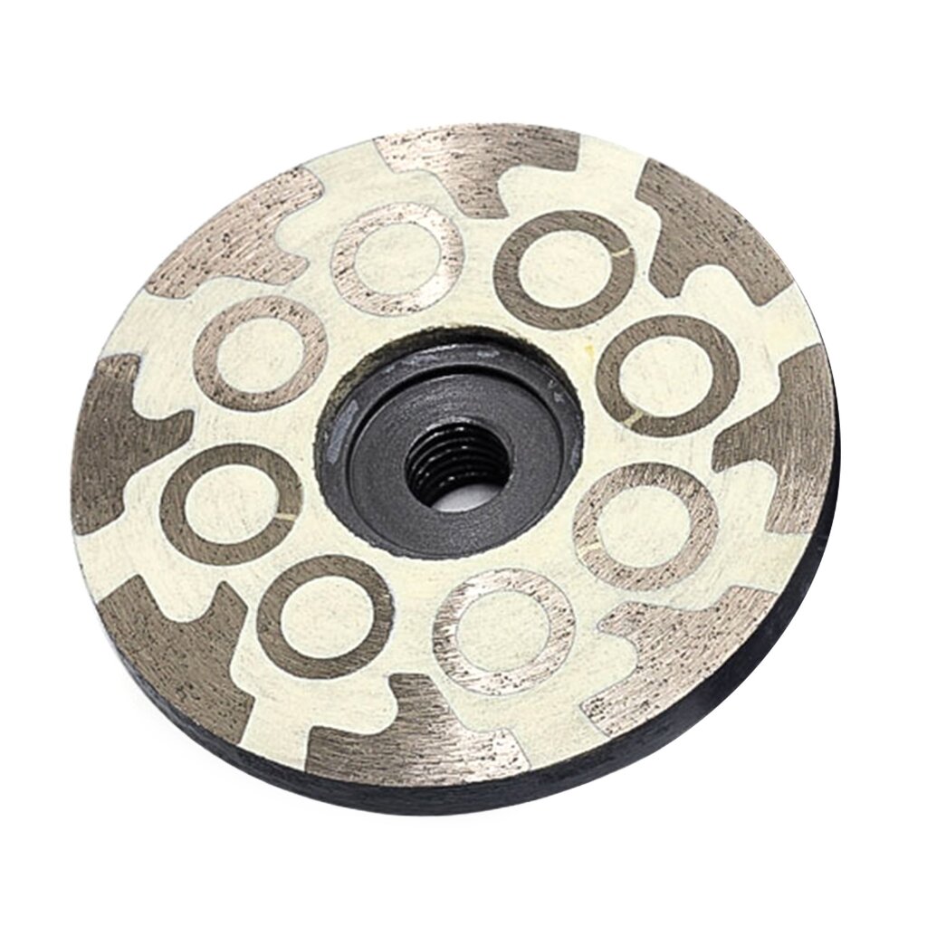 4-дюймовый Металлический Чашечный Круг Из Смолы, Металлический Шлифовальный Круг Средней Зернистости с Резьбой 5/8 дюйма-11 M14 для Шлифования Каменного Бетона