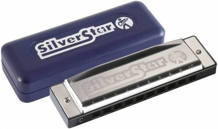 Губная гармошка HOHNER Silver Star 504/20 диатоническая C (Small Box)