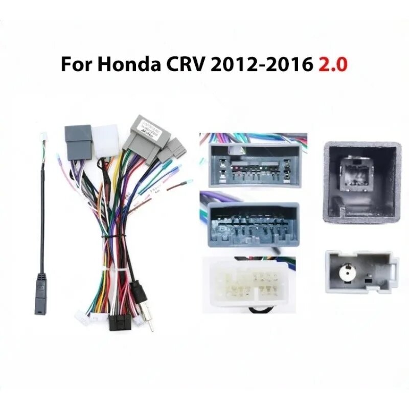 Для Honda CRV CR-V 2002-2023 Civic Car 16-контактный адаптер жгута проводов Canbus Box 15 Cable