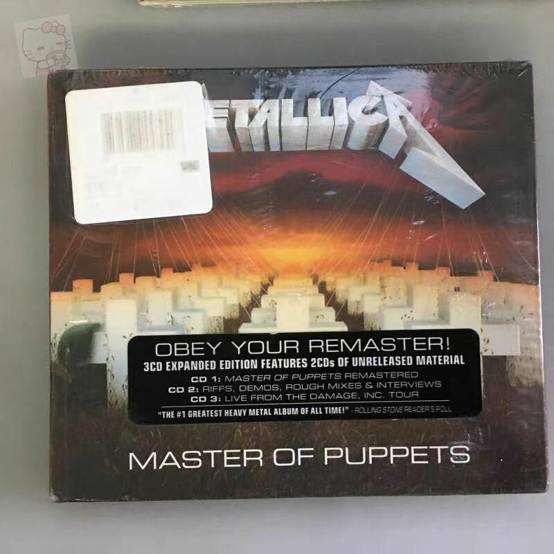 Новая запечатанная виниловая пластинка Metallica. Master Of Puppets (3CD), Remastered, Blackened Recordings