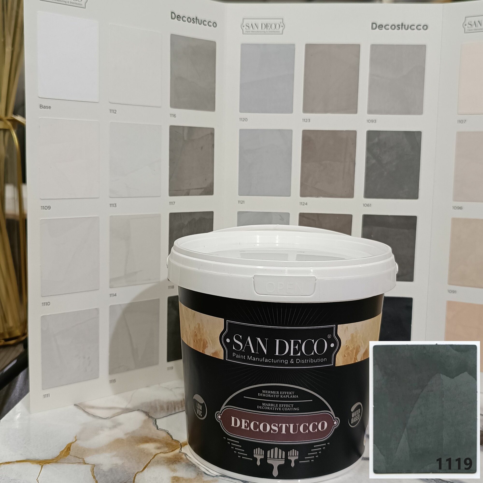 Декоративная венецианская штукатурка с имитацией мрамора "Венецианка" Decostucco 1кг