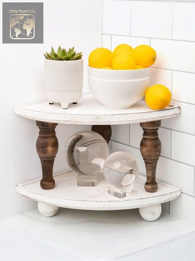 Полка Настольная Угловая, 21х20х20 см, 1 шт.