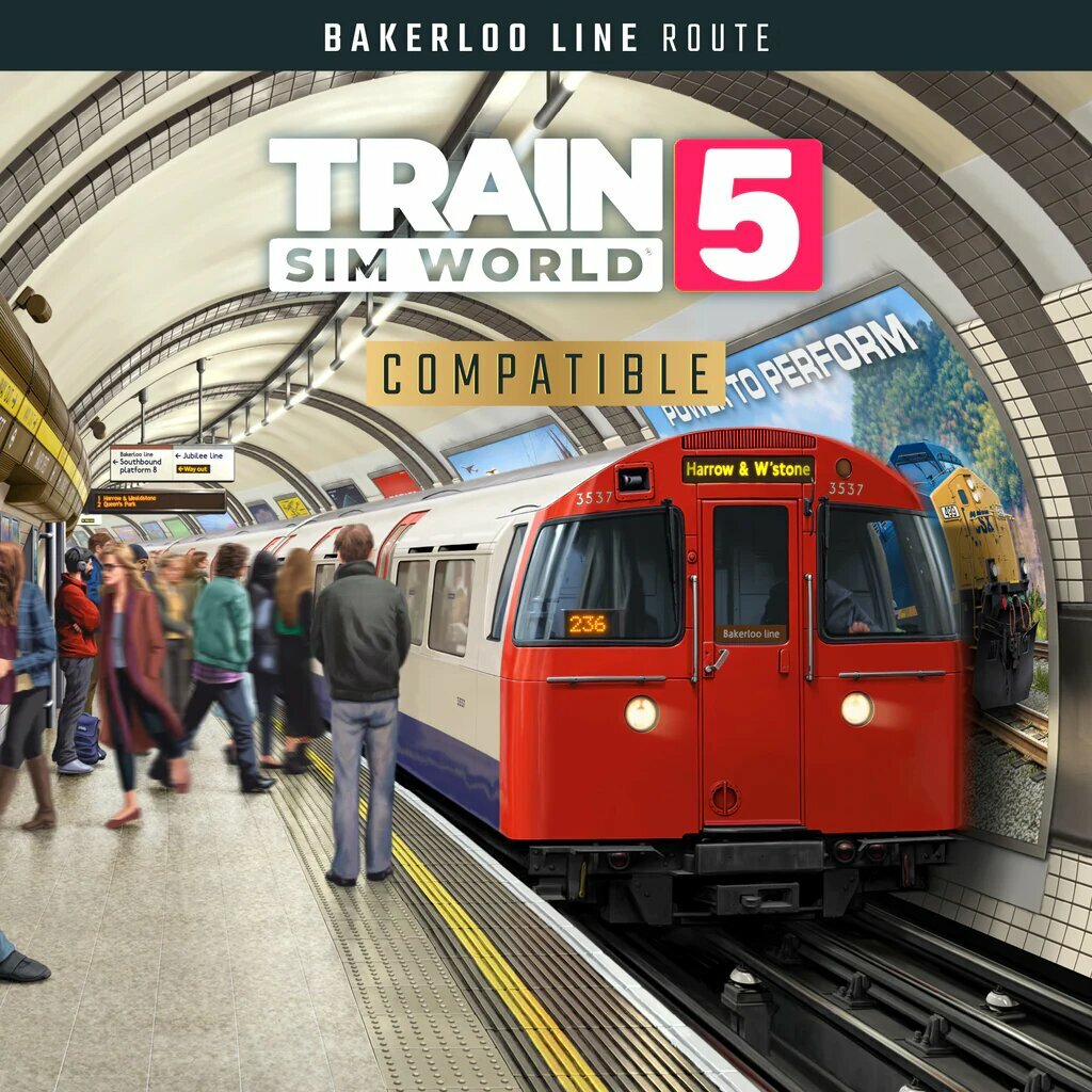 Дополнение Train Sim World 5: Bakerloo Line, цифровое издание PlayStation 4 и PlayStation 5, регион Турция / код пополнения баланса
