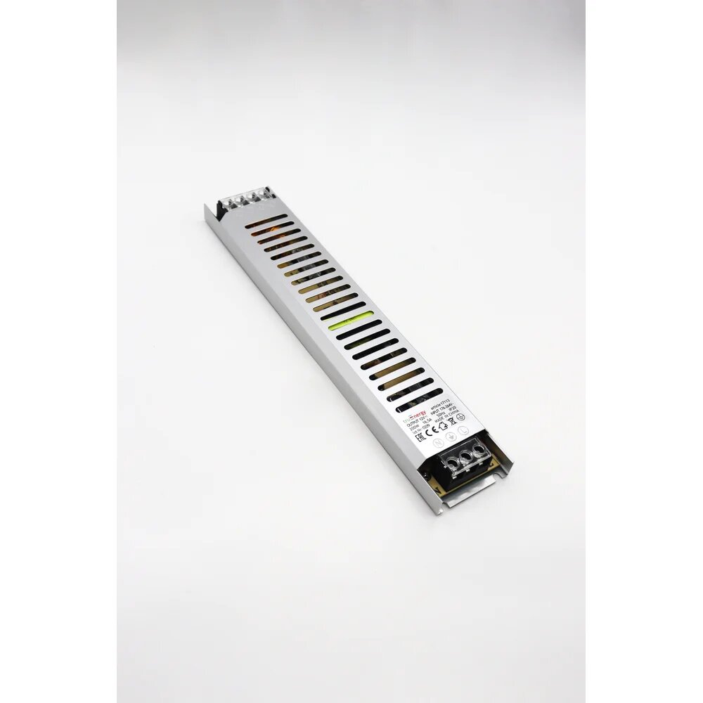 Блок питания для светодиодной ленты truEnergy 12V, 200W, IP20, алюминий, 282x53x22мм 17113