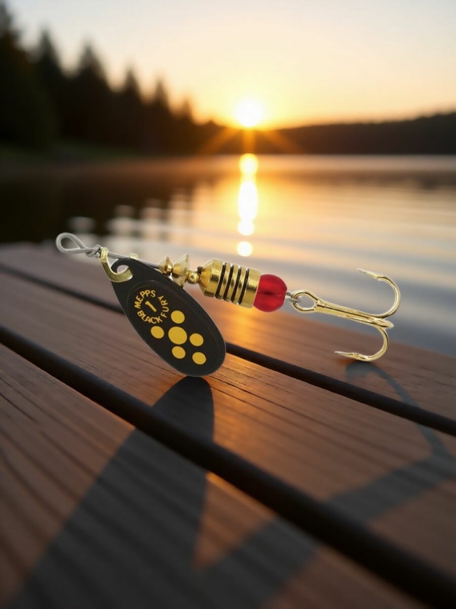 Блесна Mepps Black Fury Yellow 1 3,5g BL