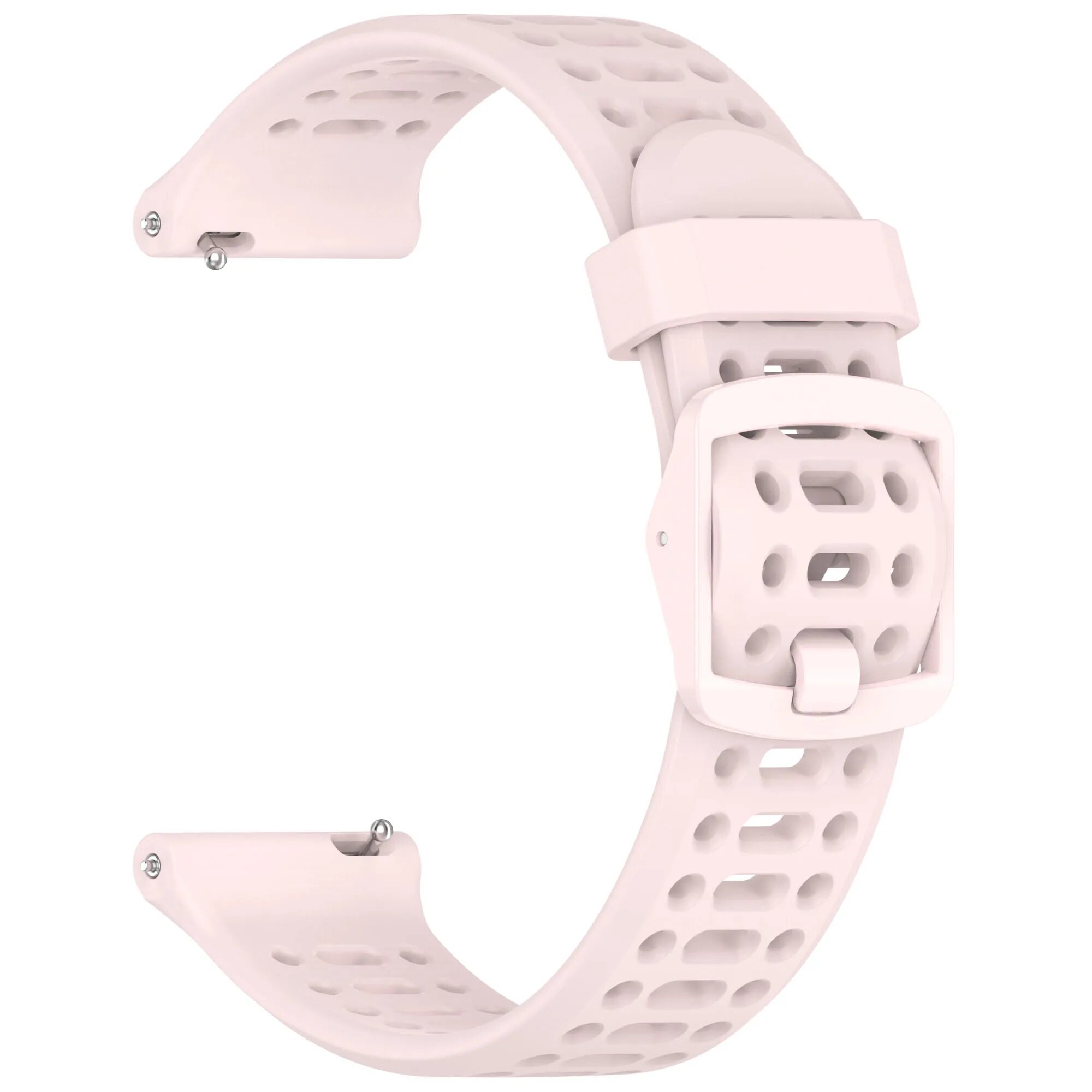 Спортивный силиконовый ремешок TAMISTER 22 мм для Realme Watch 5 3 2 S2 S Розовый, Pink