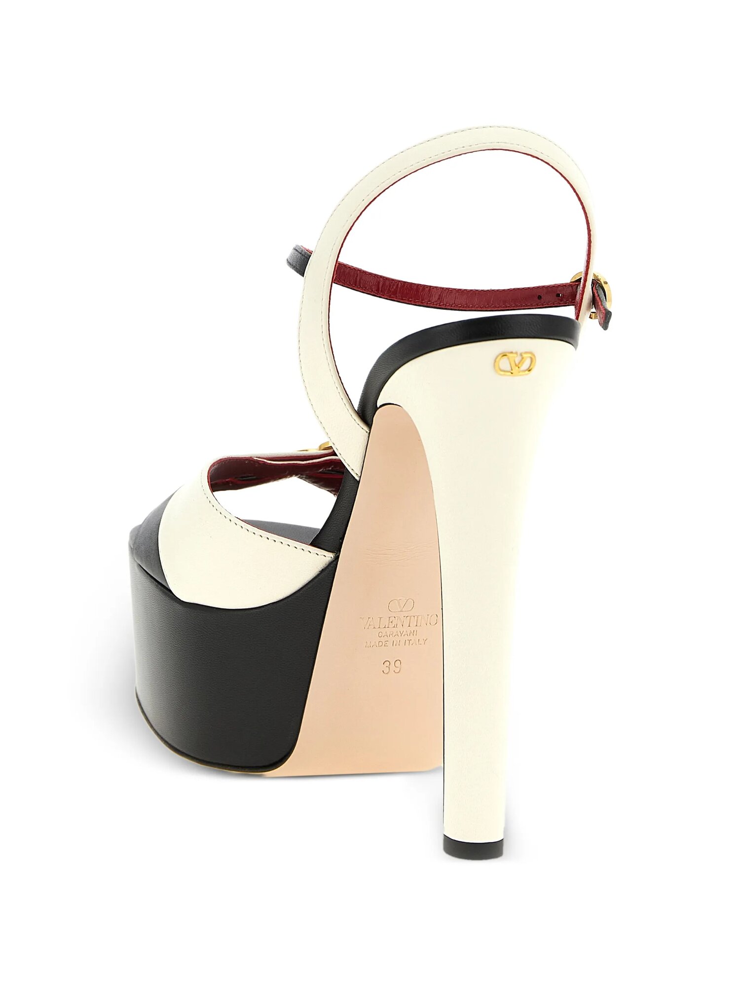 Босоножки Valentino Two-tone platform sandals, размер 40, разноцветный — фото 1