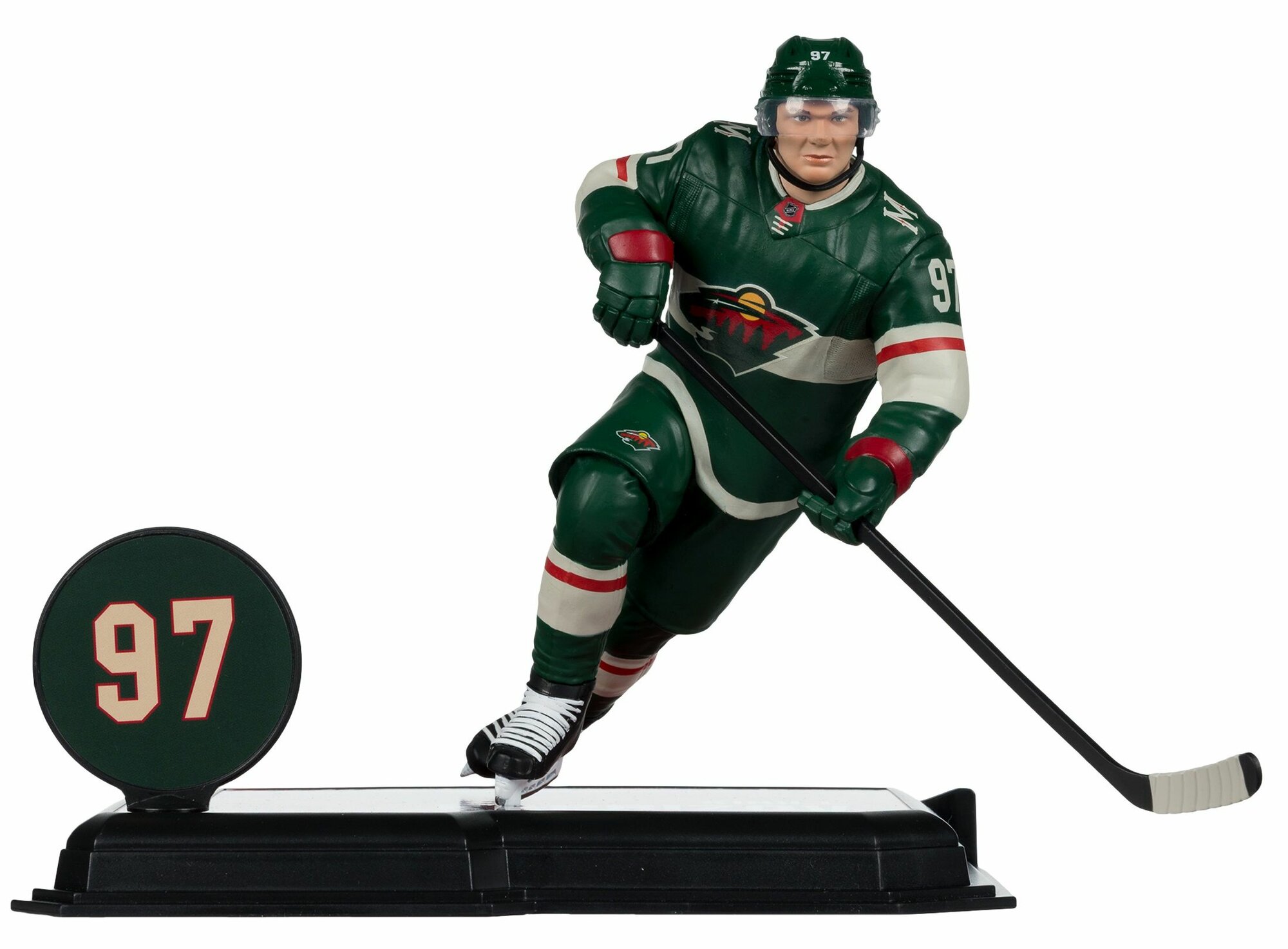 Фигурка хоккеиста NHL Кирилл Капризов в зеленой форме Миннесота