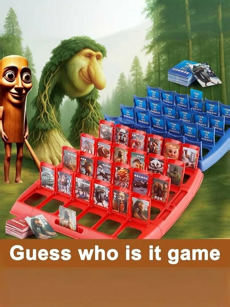 Шанхайская версия Угадай, кто я, карточная игра для вечеринок