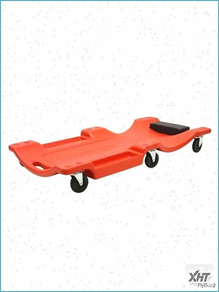 Подкатной автомобильный лежак пластиковый для ремонта OM