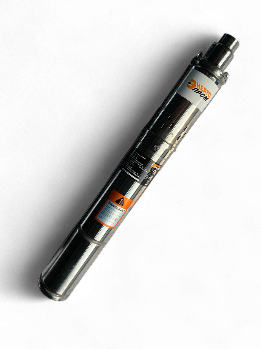 Скважинный винтовой насос энергопром SP-75A, 370 Вт, напор 70 м, 1500 л/ч, диаметр 75 мм, кабель 25 м, IP68