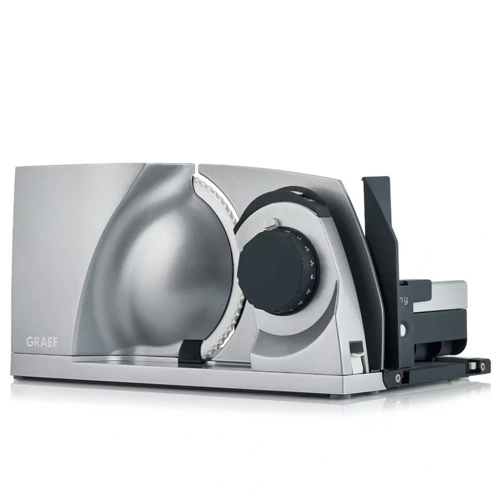 Ломтерезка GRAEF "MT1000EU", серебристая, металлическая, складная