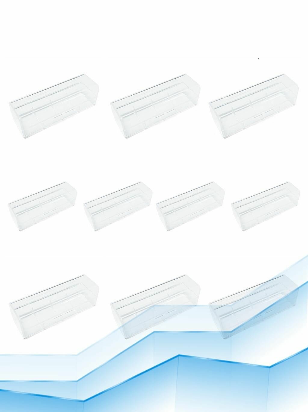 Пластиковый бокс для хранения аккумуляторов 18650 (10 шт.)