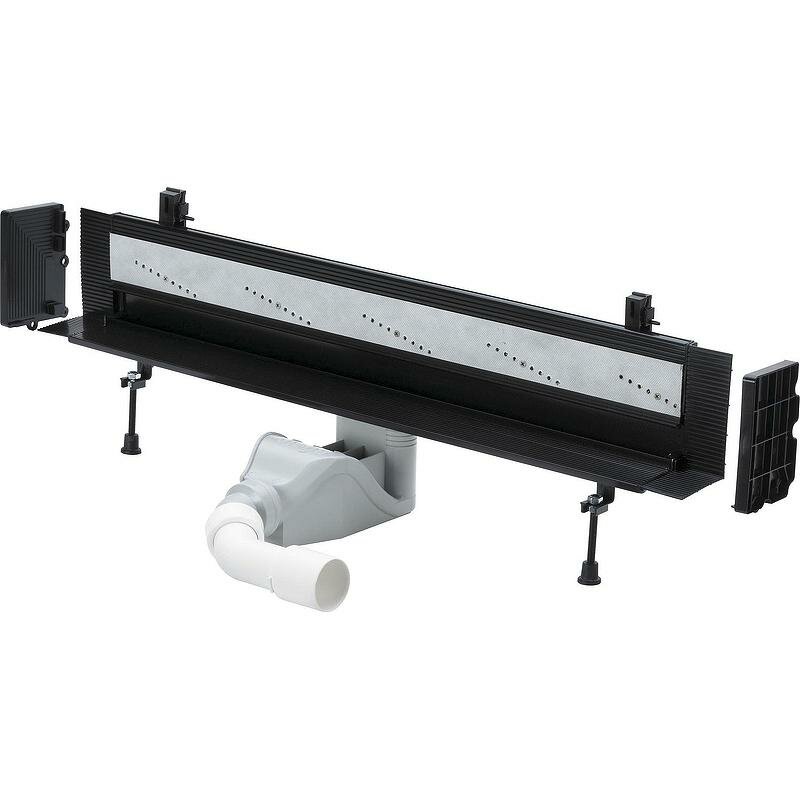 Душевой лоток Viega Advantix Vario 736552 встраиваемый в стену, без решетки, укорачиваемый, черный