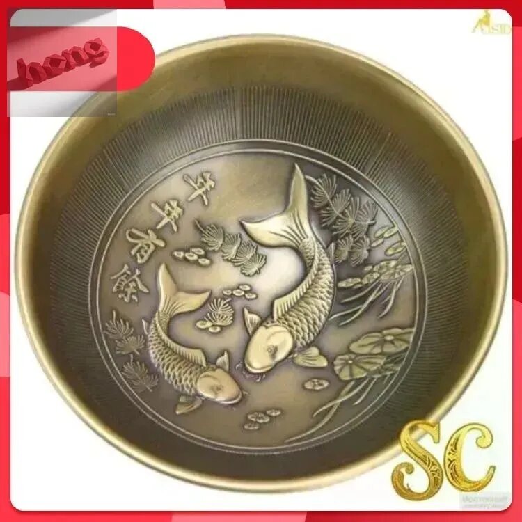 Миска медь, белый