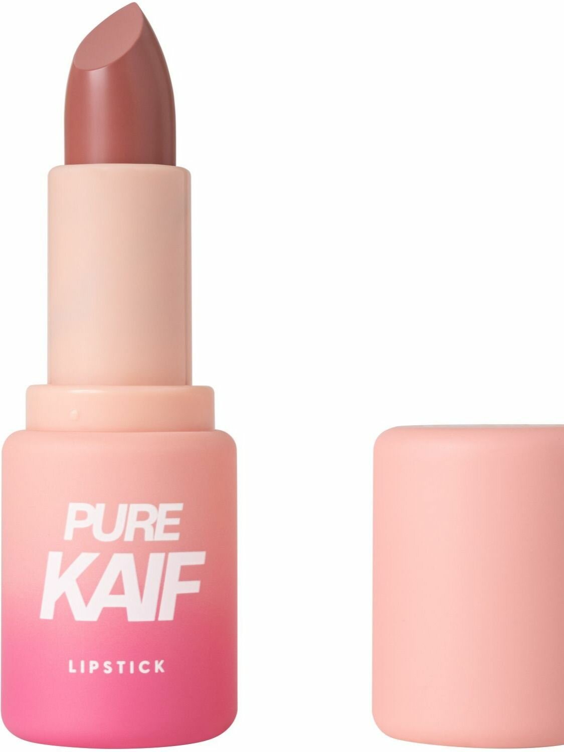 Love Generation Помада для губ в стике Тон 04 Красно-бежевый Pure kaif кремовая, глянцевый финиш, 4 г