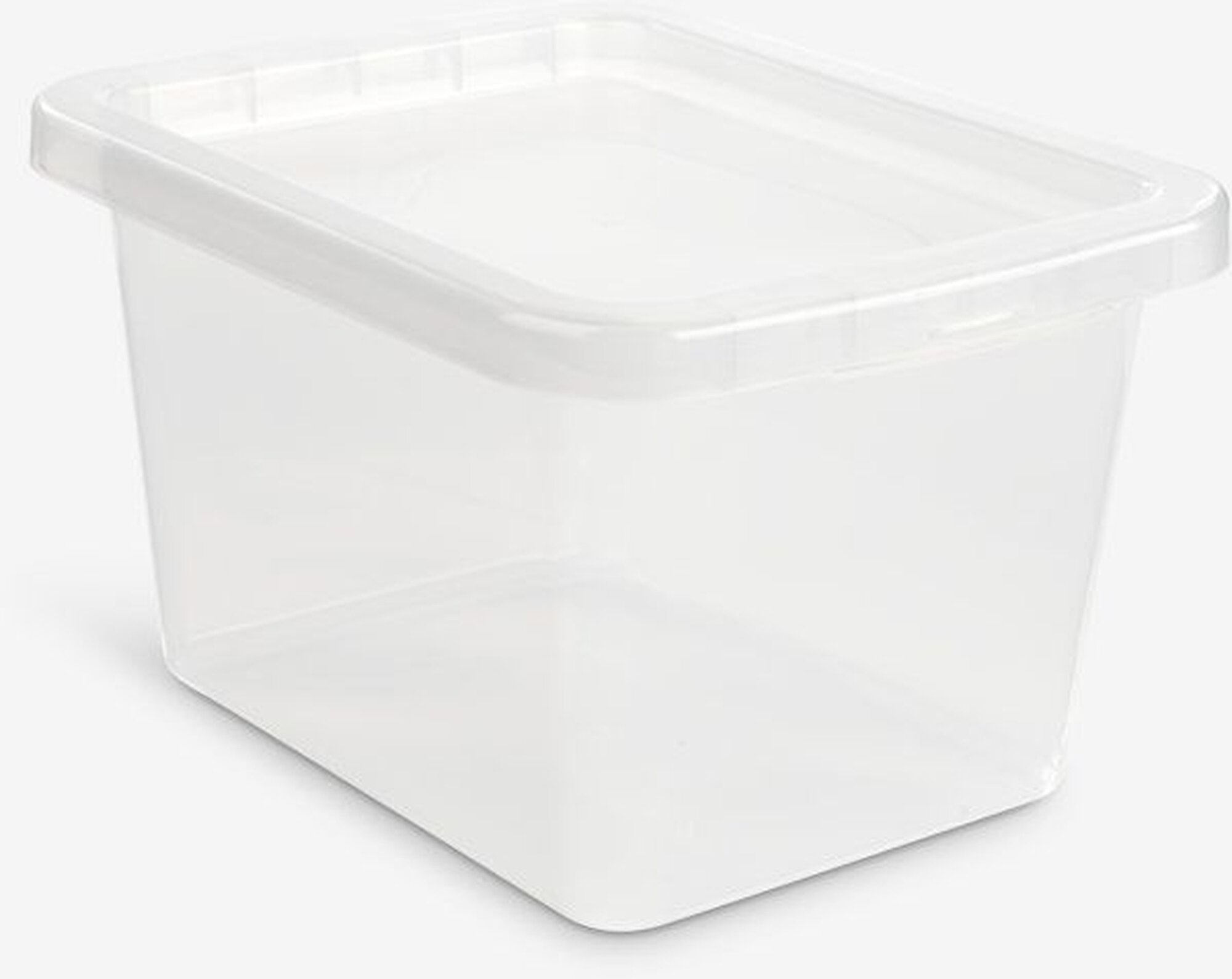 Базовый контейнер с крышкой Jysk BASIC BOX 9 л прозрачный Ш25 x Д33 x В19 см