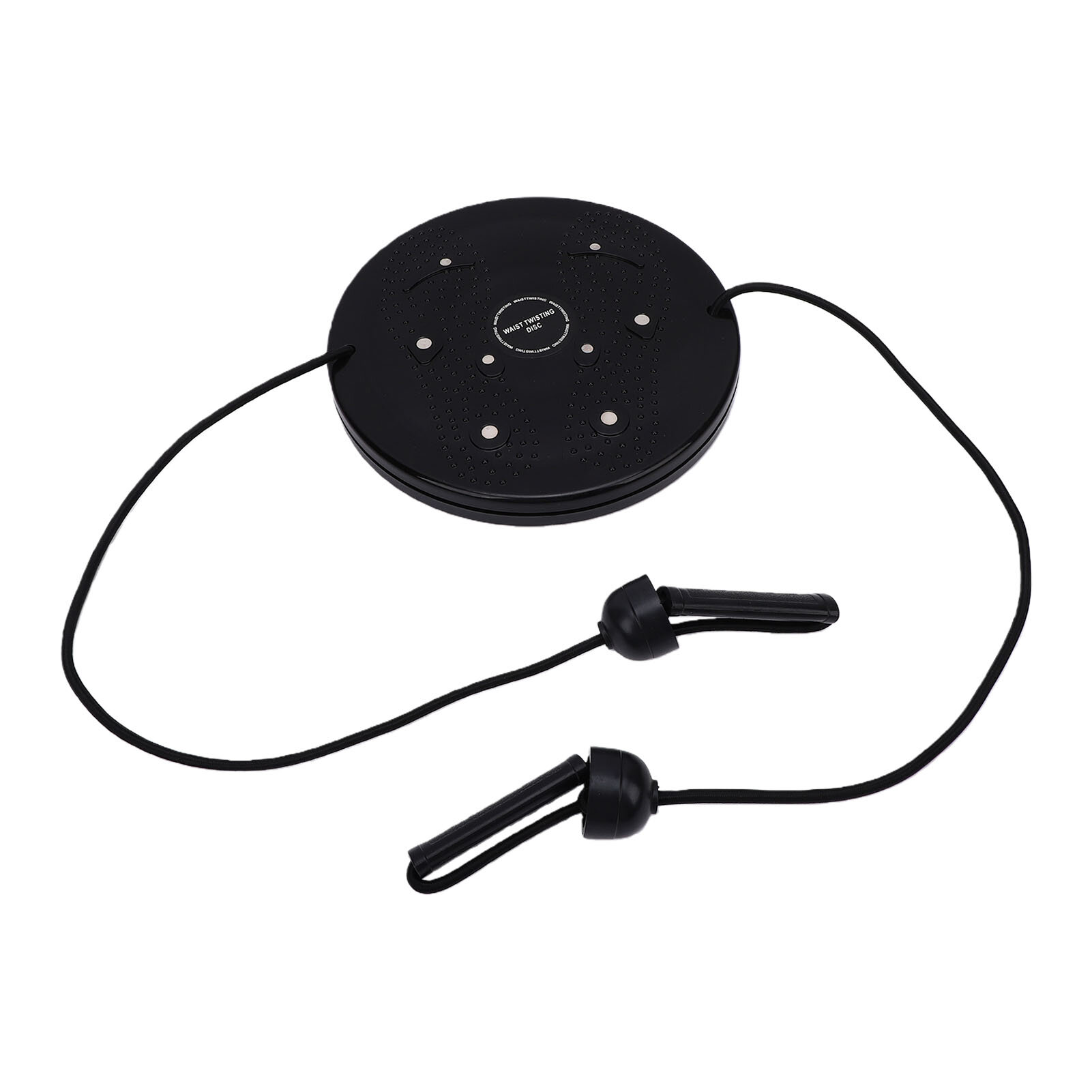 Поясная Дисковая Доска Ab Twist PP Balance Вращающаяся Для Скручивания с Ручками Массажная Подошва для Ног для Похудения Рук Бедер Черный