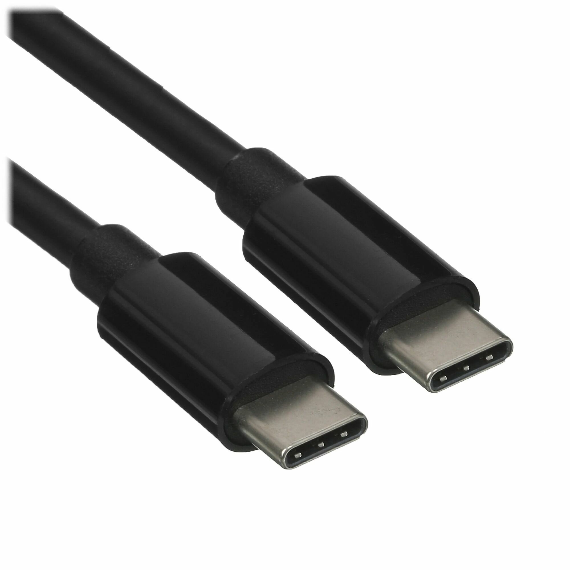 Кабель круглый KEYRON USB Type-C - USB Type-C черный 2 м