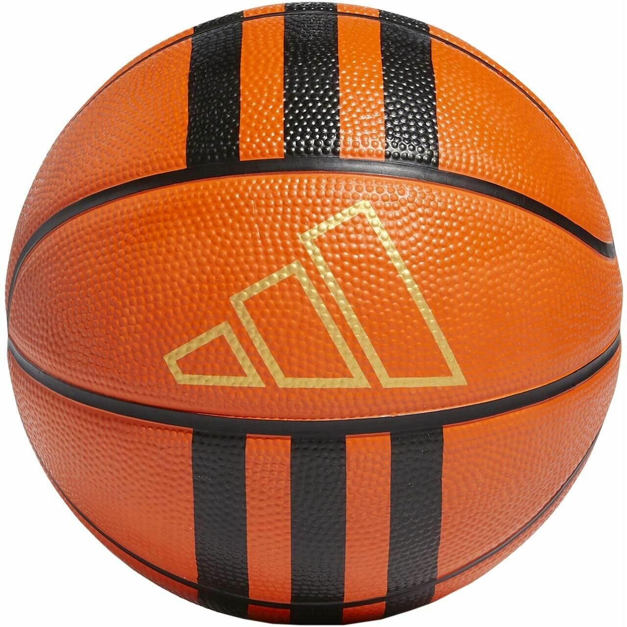 Мини-баскетбольный мяч Adidas 3 Stripes Rubber, Decathlon, Цвет: Оранжевый, Размер: 3