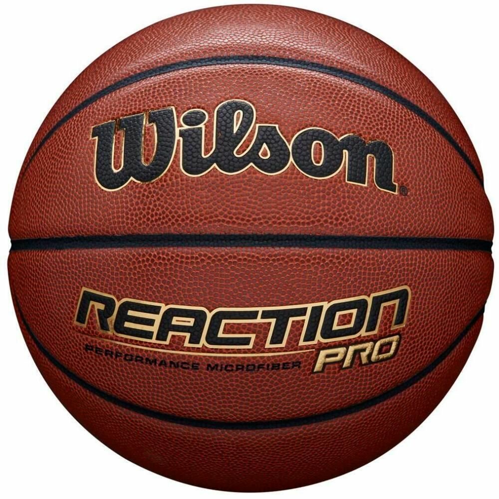 Баскетбольный мяч Wilson Reaction Pro 275 Размер 5, Decathlon, Цвет: Коричневый / Коричневый / Черный, Размер: 5