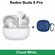 Redmi Buds 8 Pro, Cloud White с чехлом