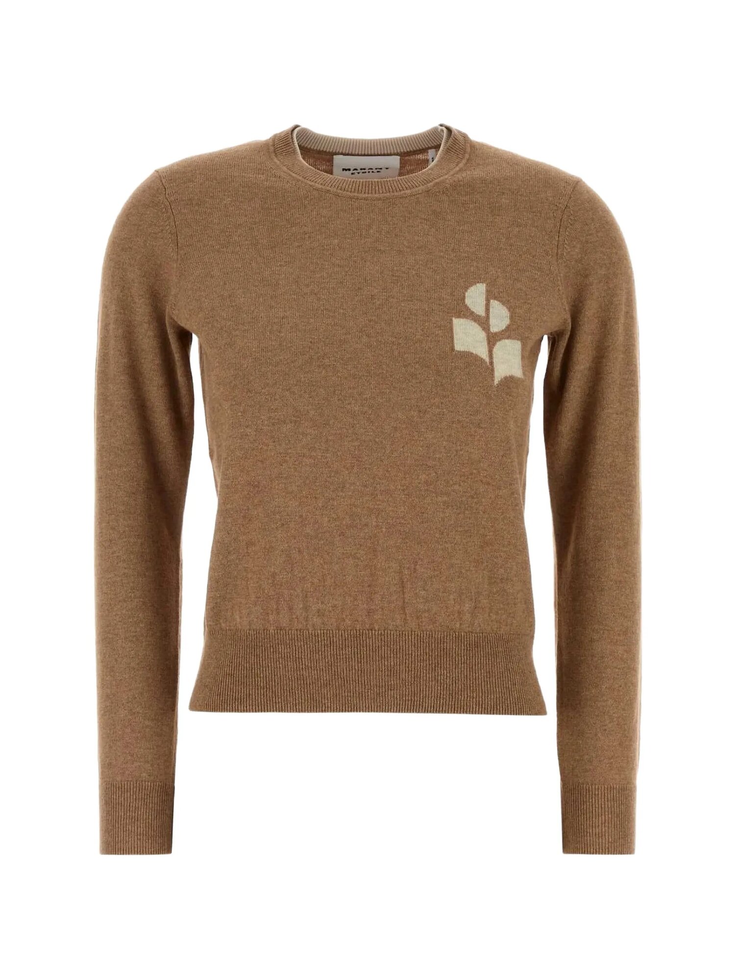 Свитер Isabel Marant Graphic-detail sweater, размер 42, , коричневый
