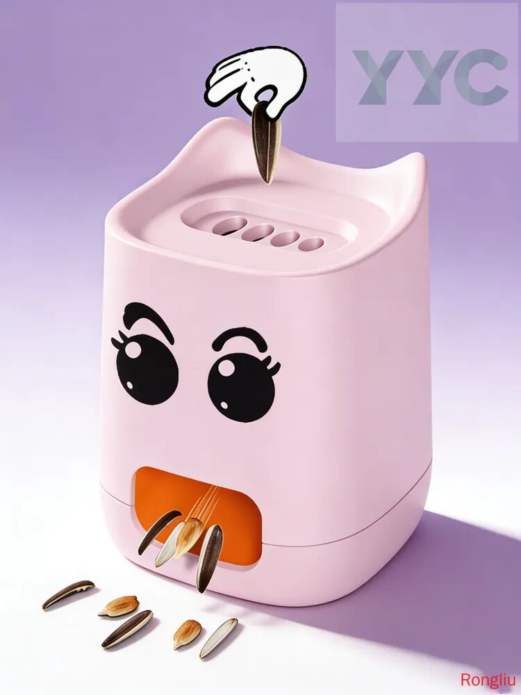 Прибор аппарат для чистки семечек автоматический (розовый), автоматический очиститель семечек