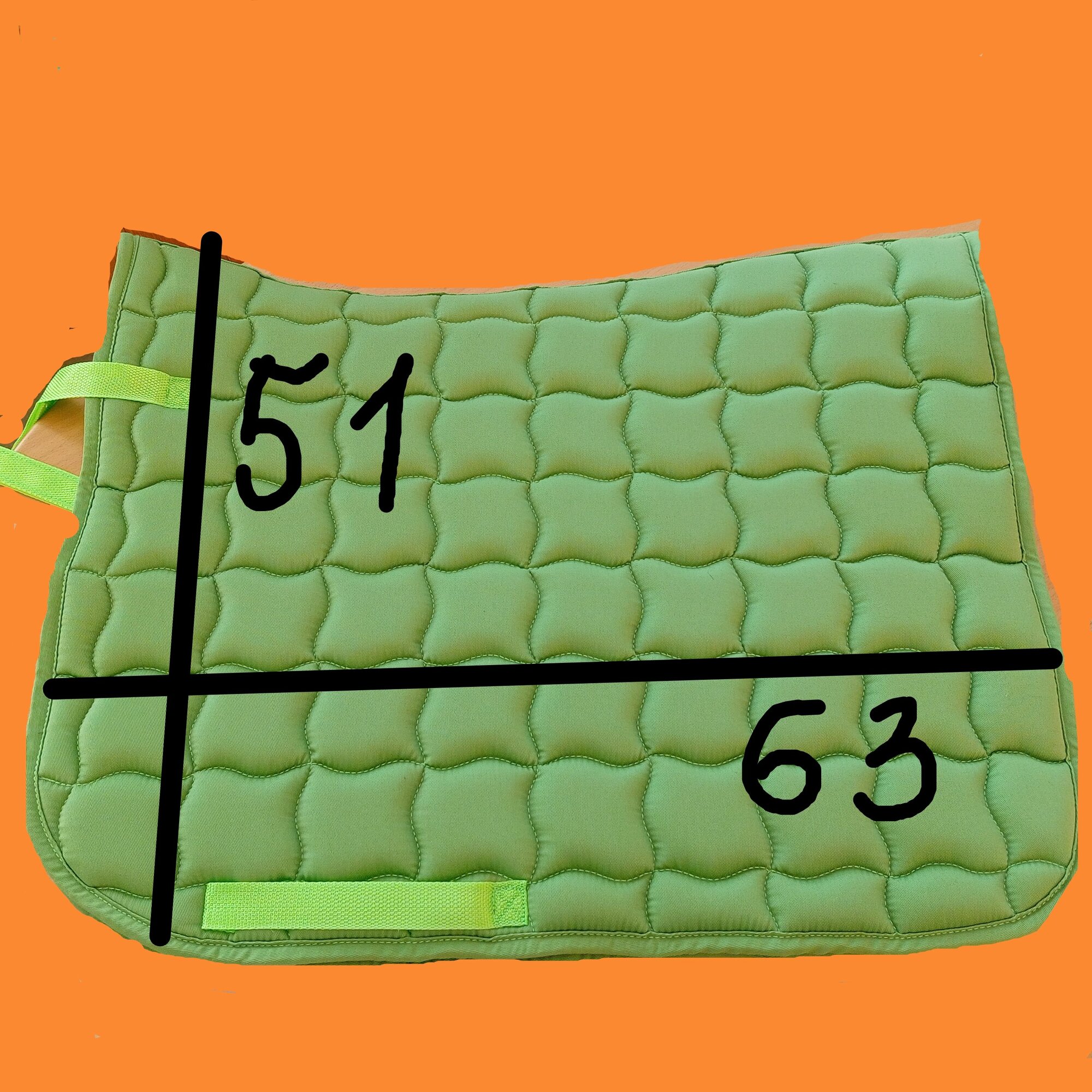 Вальтрап для лошади спортивный, толщина 2 см