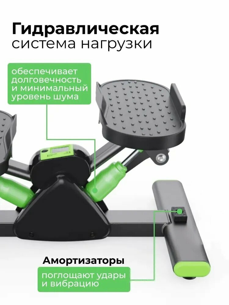 Степпер ZQ-ZYTBJСтеппер поворотный тренажер для дома OmniFit, мини степпер, нагрузка до 100 кг — фото 1