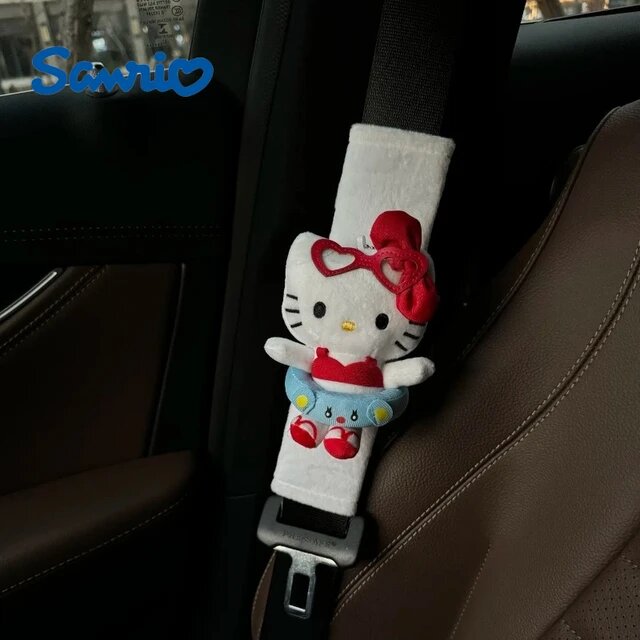 MINISO Ремень безопасности Hello Kitty из плюша