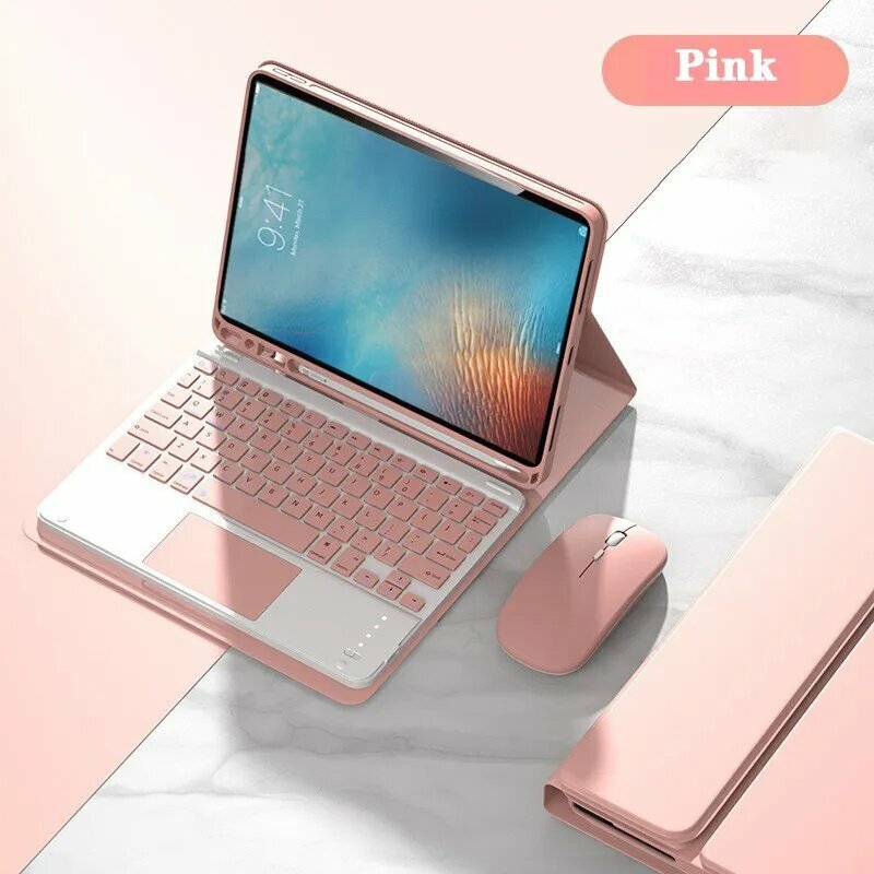 Чехол для планшета iPad 5th/6th Gen 9.7 дюймов, Чехол для планшета iPad 9.7 дюймов, русская клавиатура