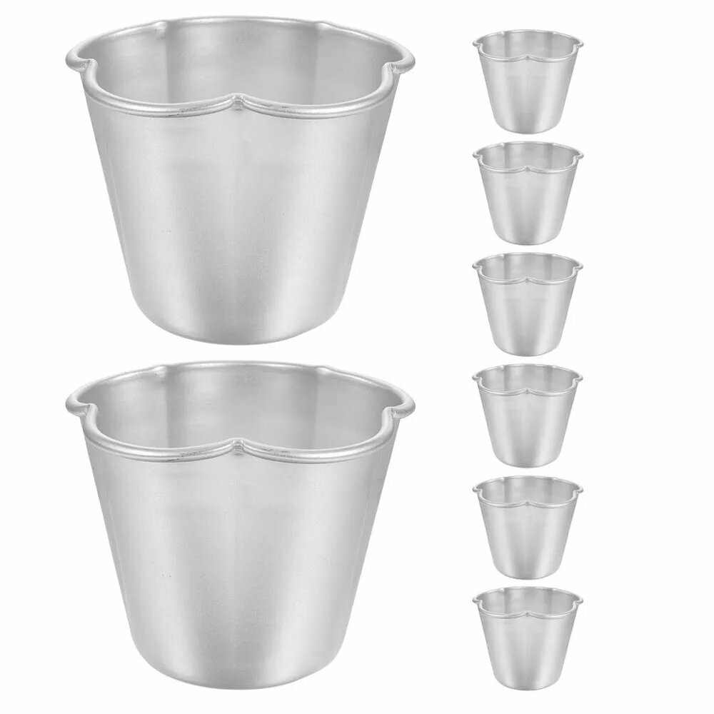 Форма для выпечки фигурная алюминиевая Silver для кексов x 7.76 см, 1 шт