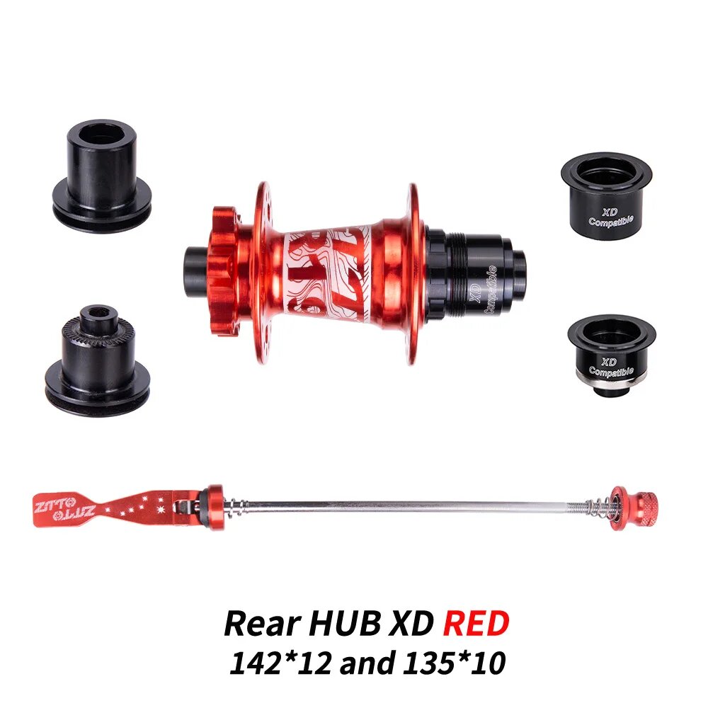 ZTTO трещотка 54T Дисковый Тормоз MTB концентратор 32 H 32 отверстие через мост Maza Quick Release XD HG MS nuklo эксцентричный 142x12 135 герметичный подшипник