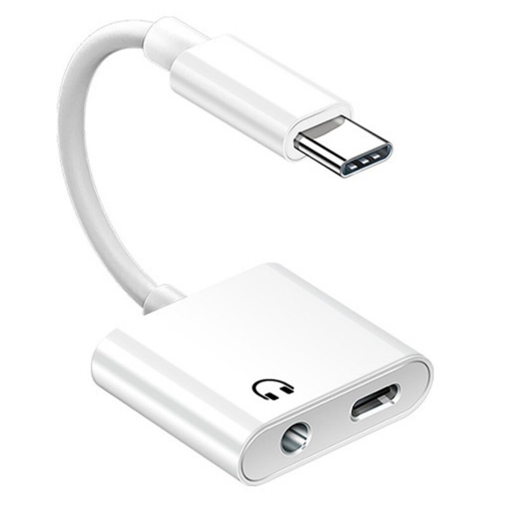 Кабель с усиленным шнуром для зарядки мощностью 100 Вт, Кабель Дополнительного преобразователя USB C В 3,5 Мм Для линейного управления смартфонами и Мобильными устройствами