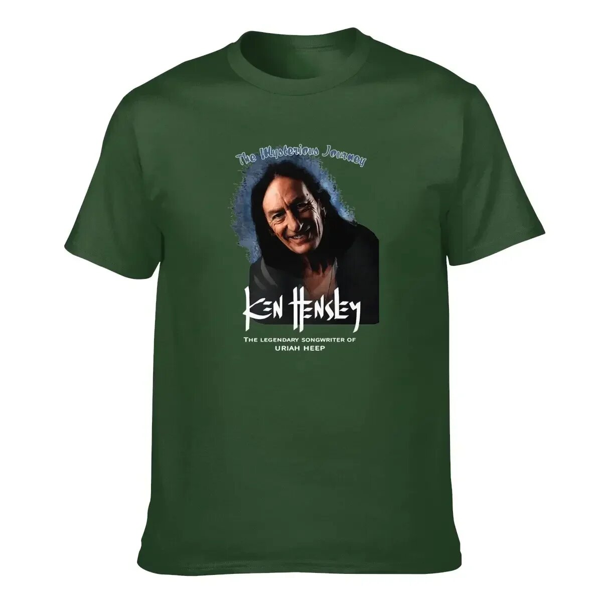 Футболка Ken Hensley, темно-зеленый, Forest Green