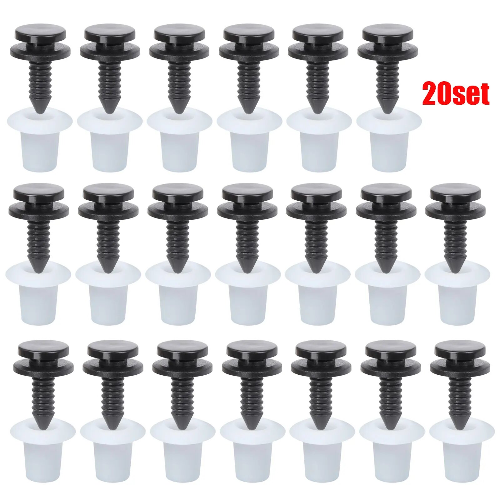 Комплект фиксаторов обшивки 20set для VW Audi