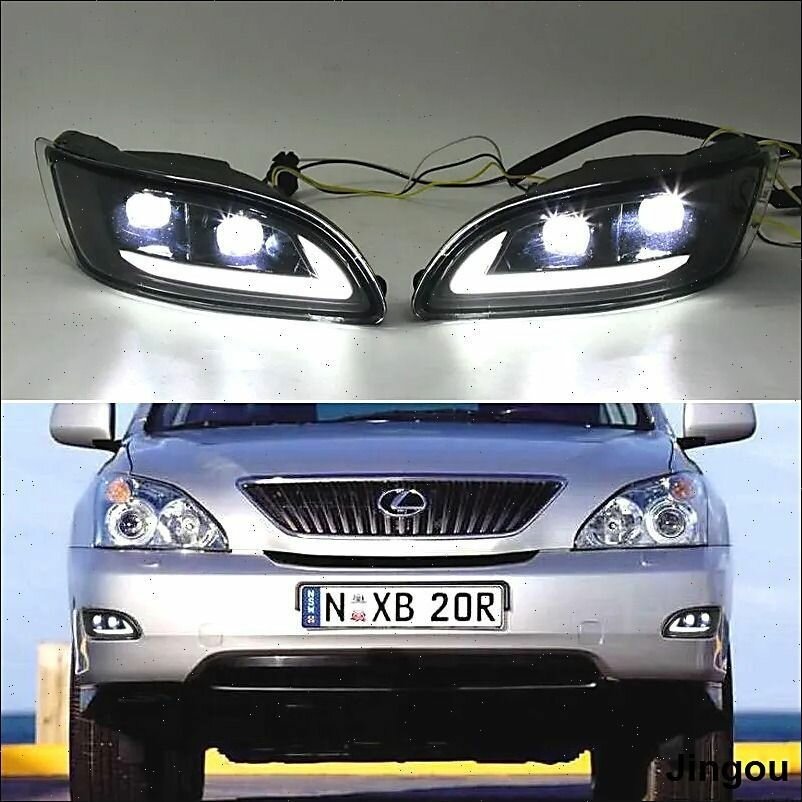 Фары автомобильные, 2 шт, арт. Lexus RX300 RX330 RX350 RX II 2003-2009