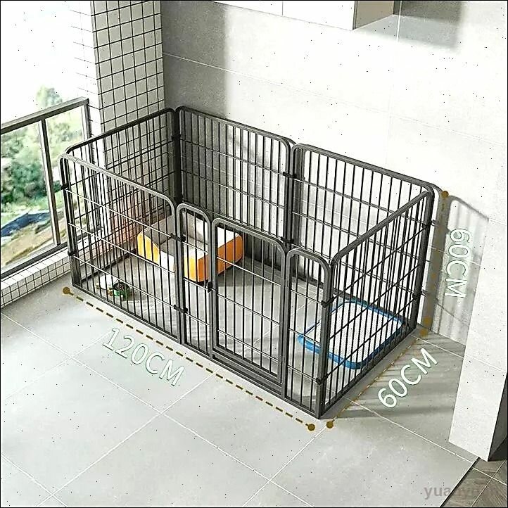 Клетка для собак/подходит для собак мелких и средних размеров/железный материал/