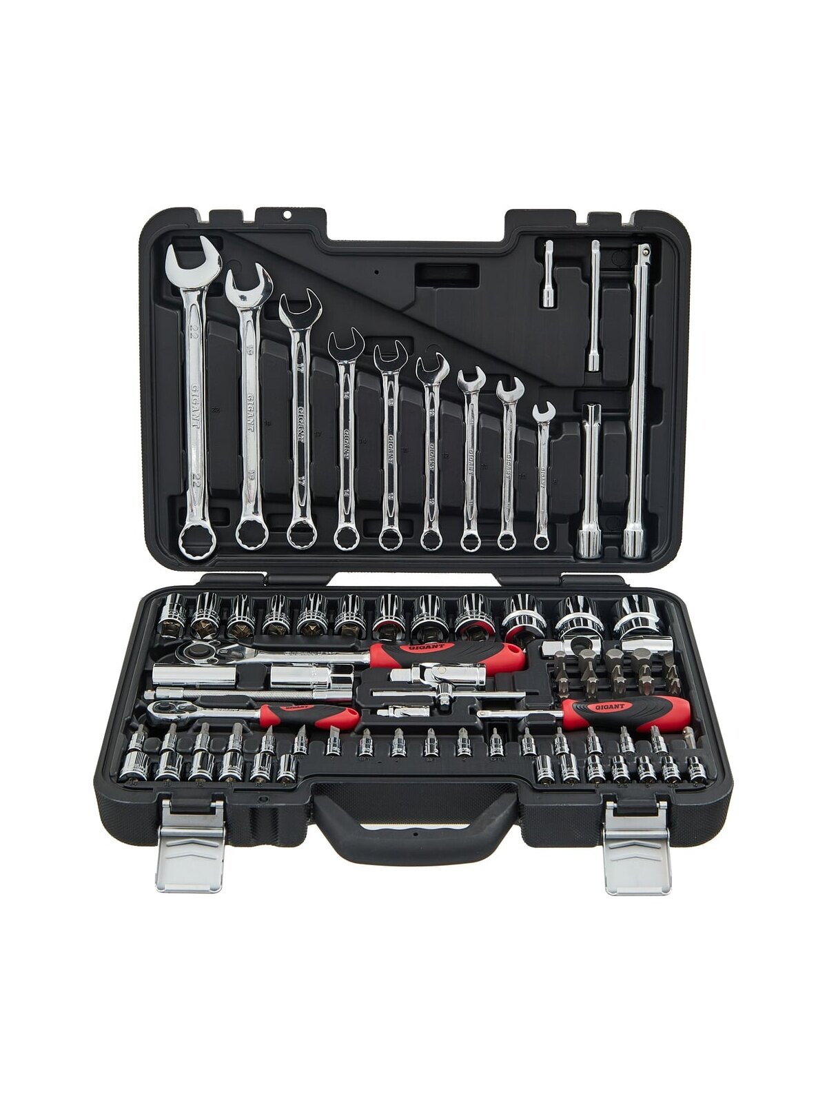 Набор инструментов Gigant Professional 1/2 и 1/4 82 предмета, сталь Cr-V GPS 82